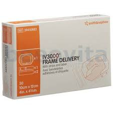 IV3000 Frame Delivery Catheter Dressings (10 x 12 cm)