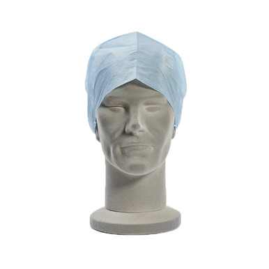 Elasticated–Back Theatre Caps Blue (Pack of 100)