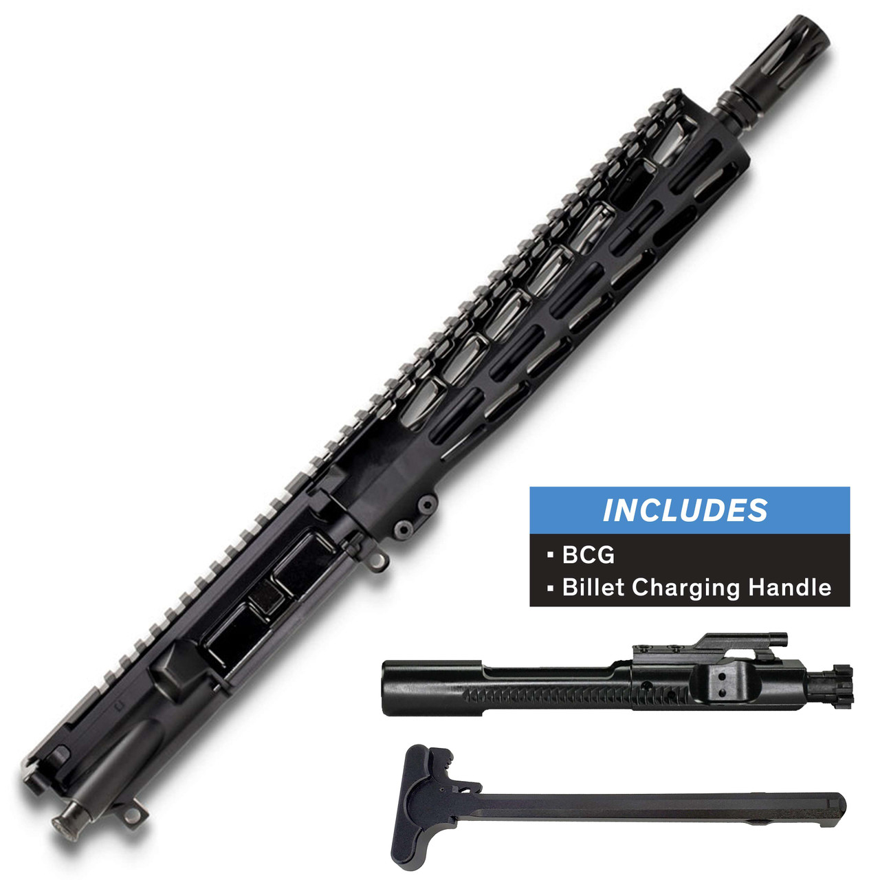 AR15 Complete Premium Upper Receiver - 11.5 Barrel, 10 M-LOK