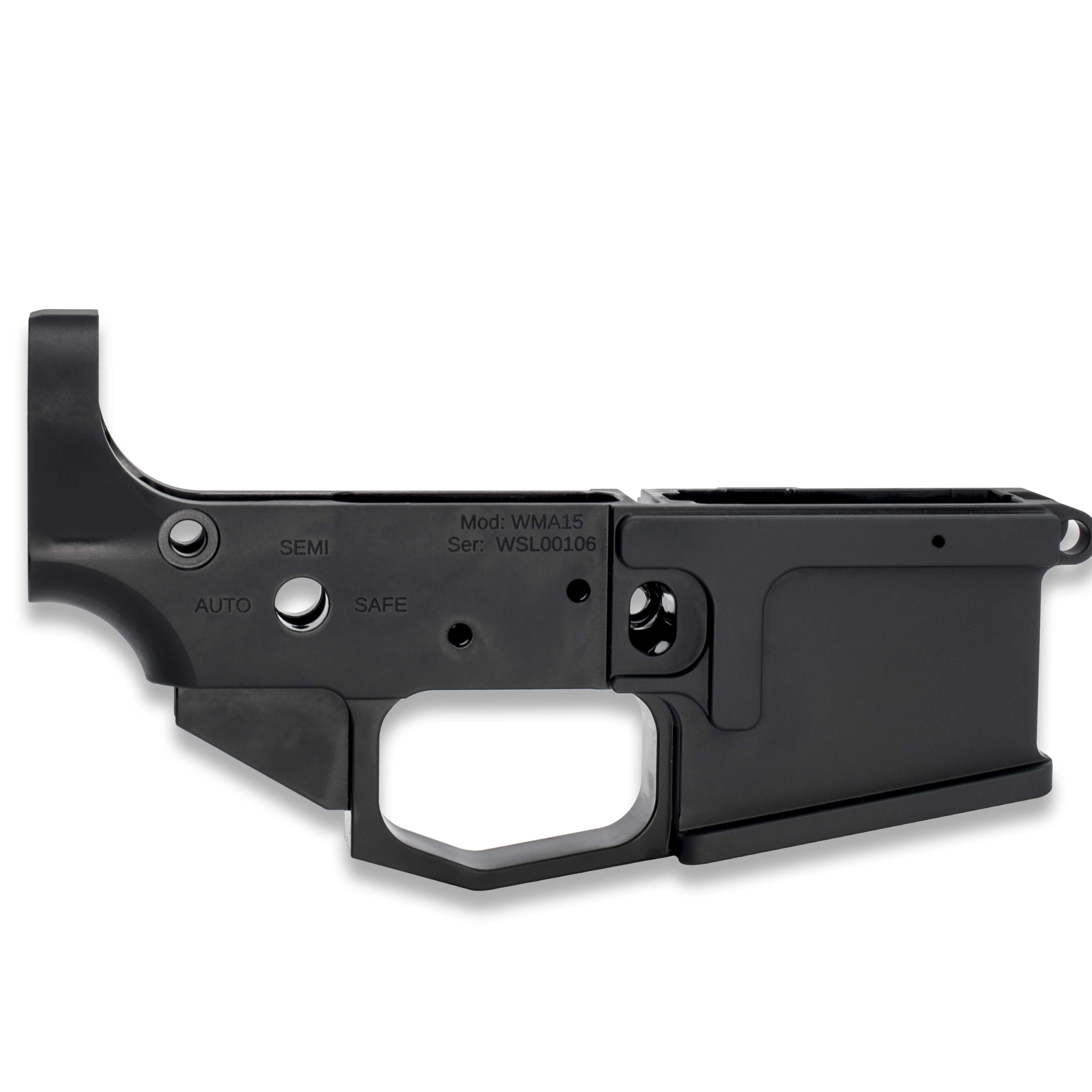Billet Receiver: AR15 Lower Receiver - Anodized