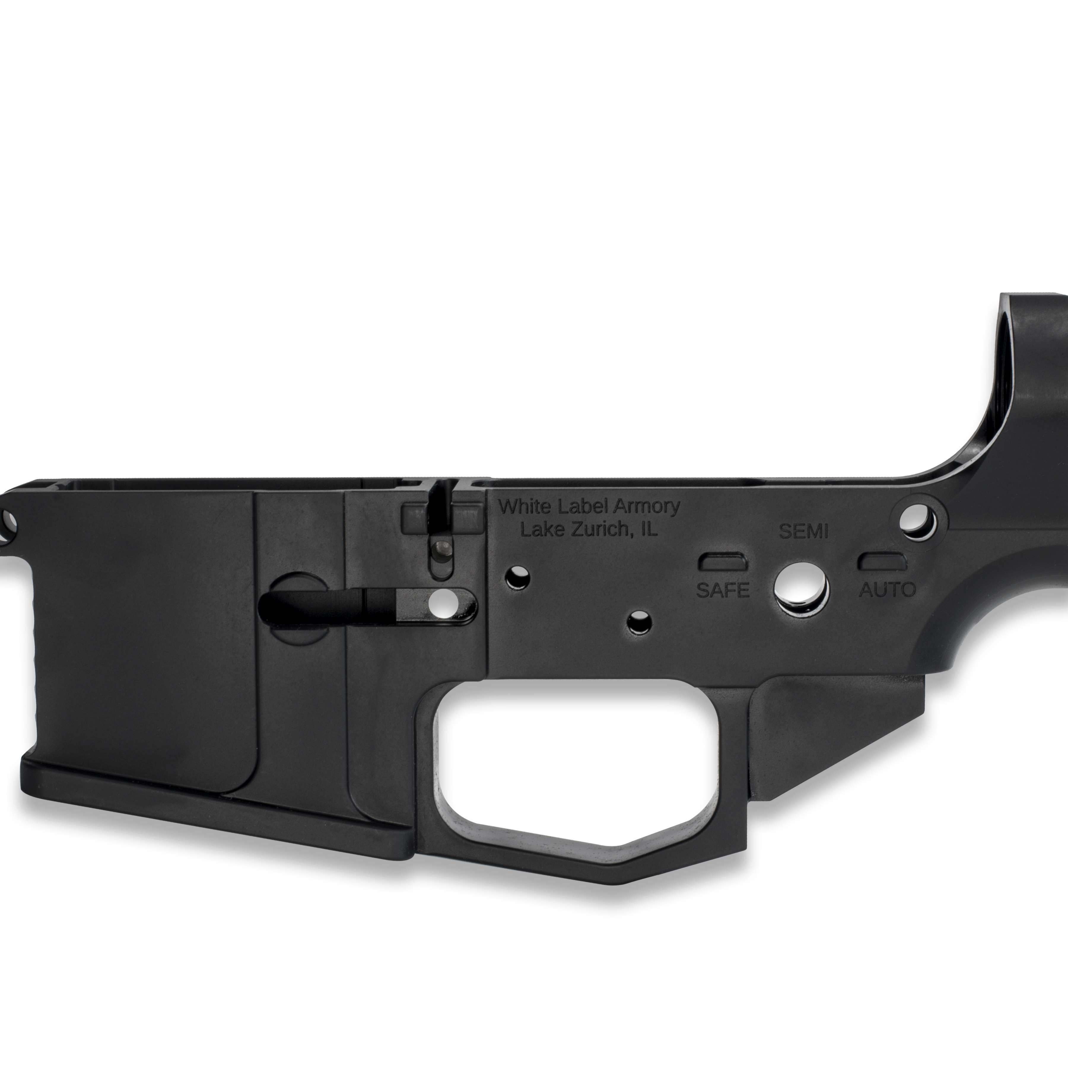 Billet Receiver: AR15 Lower Receiver - Anodized