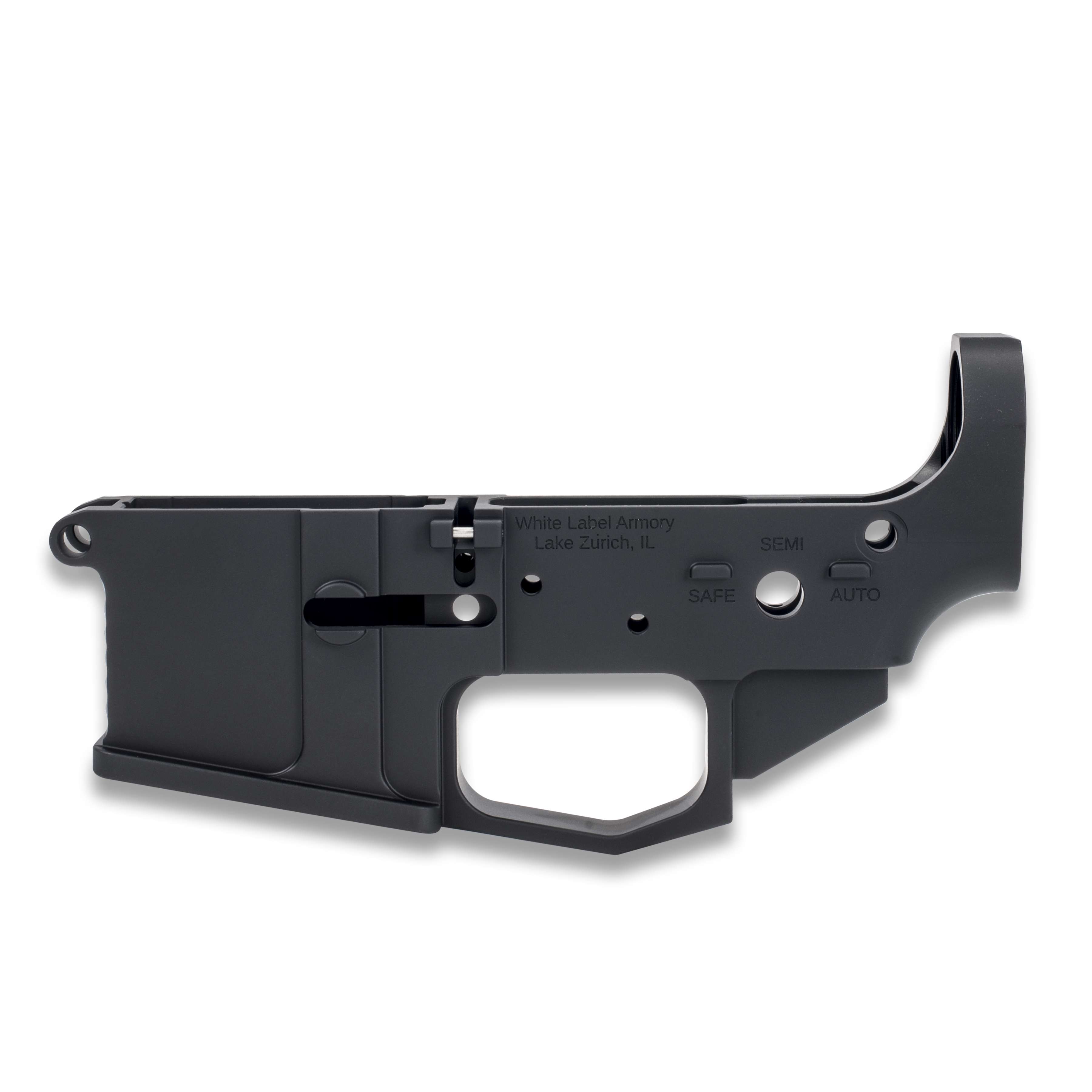AR15 Lower Receiver: Right Side Bolt Release, Billet