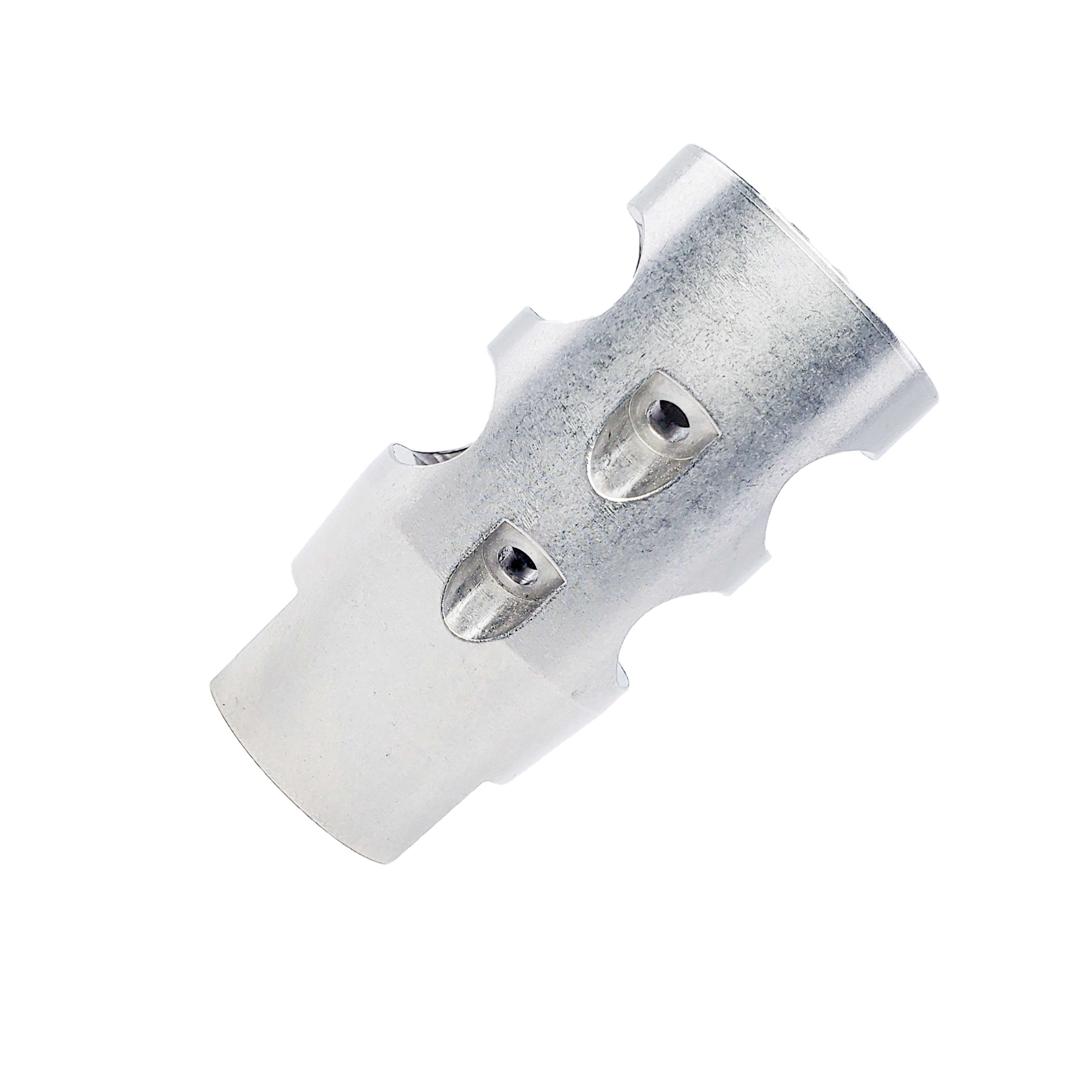 Saltwater Arms AR15 Muzzle Brake | Stainless Steel Two Port