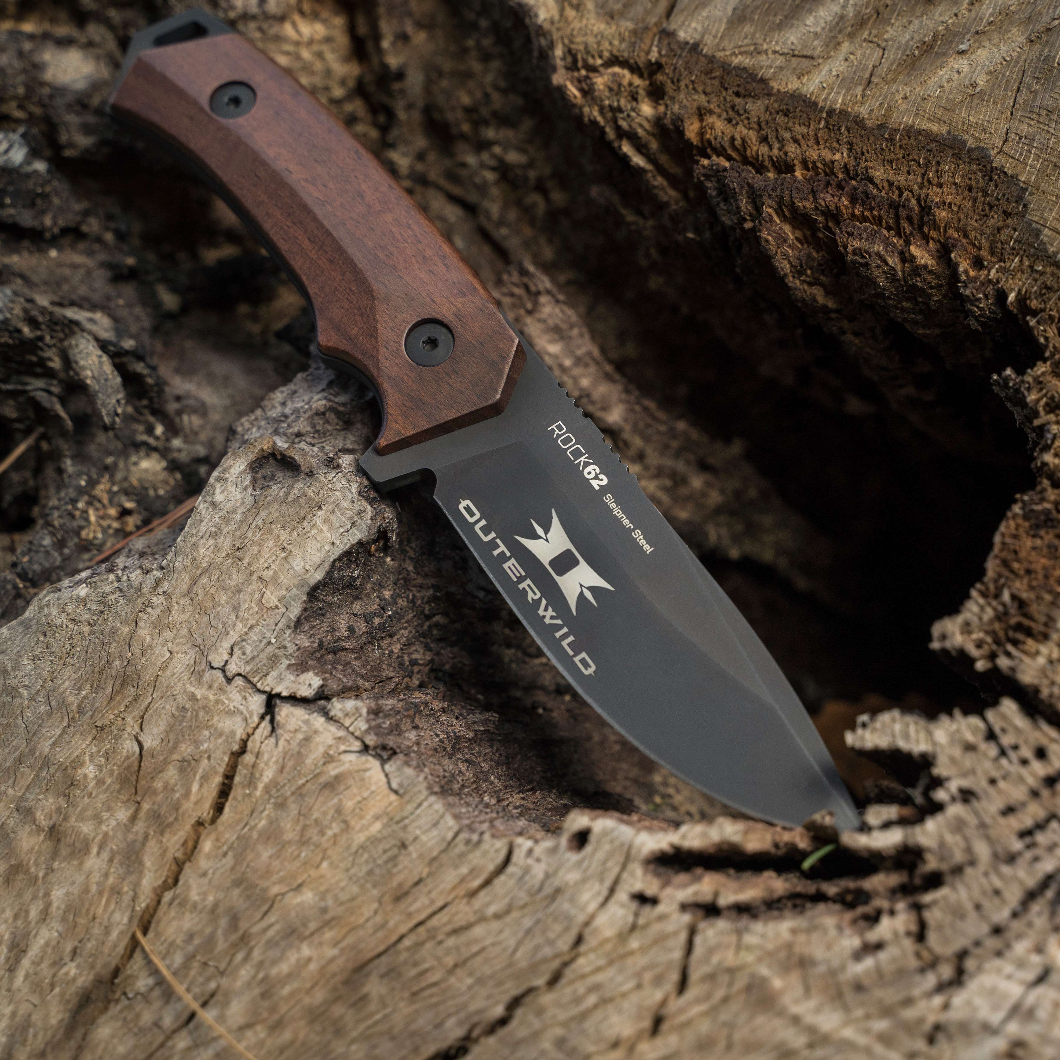 Outerwild Rock 62 Survival Knife by Woox