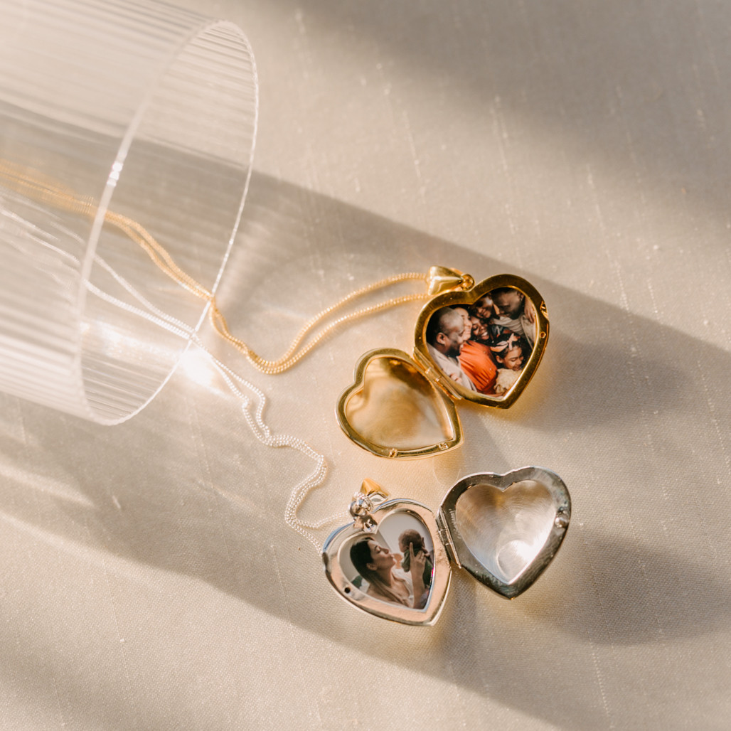 The Big Love Heart Locket is a large silver heart locket with 2 ...