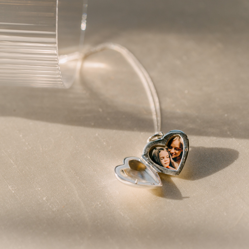 Modern heirloom locket necklace designs custom made with personalized ...