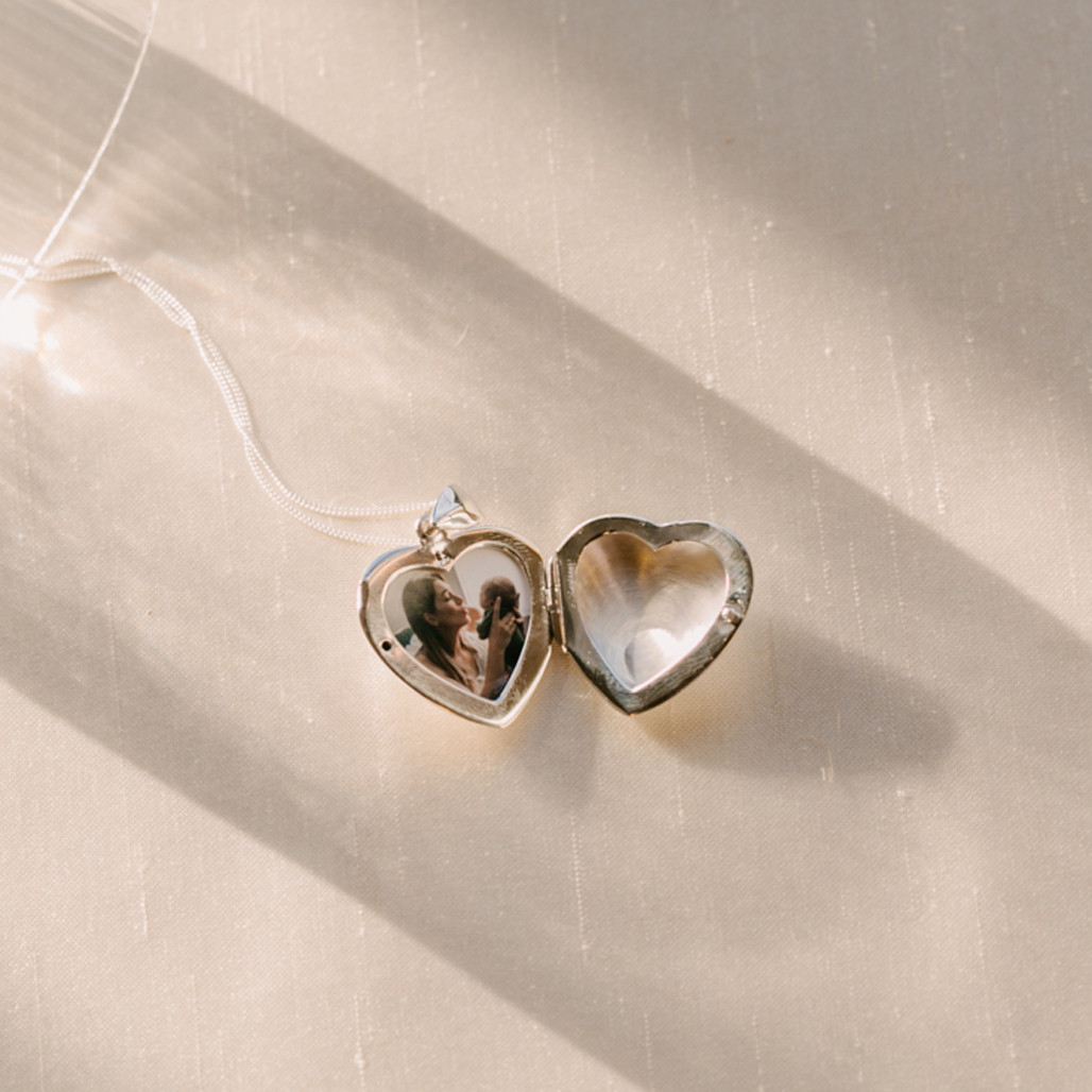 The Big Love Heart Locket is a large silver heart locket with 2 ...