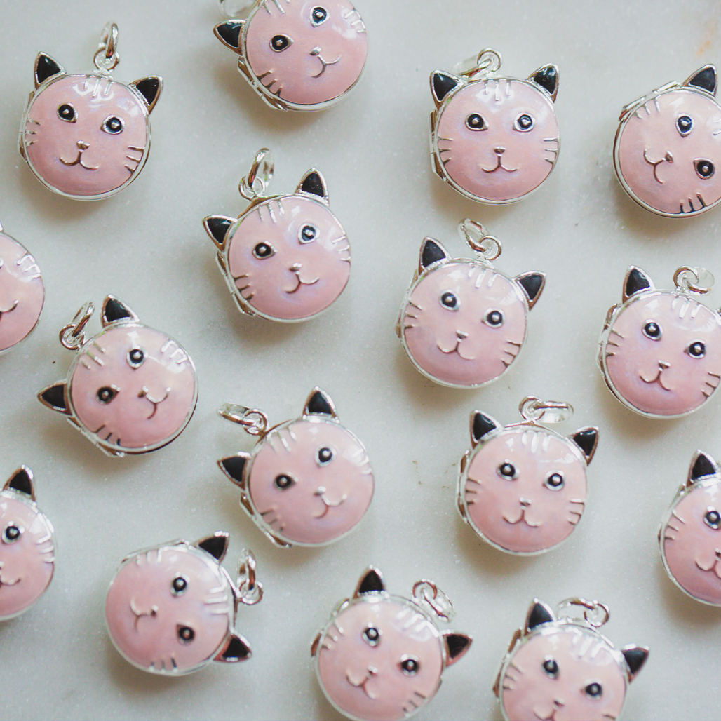 Cat and Kitty Lockets for Feline Lovers - Locket Sisters