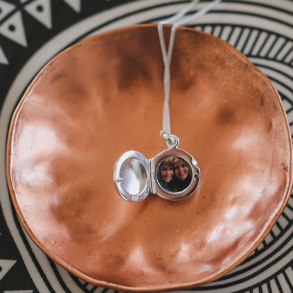 "I can hold on to this memory, while my mom holds onto the locket, when ...