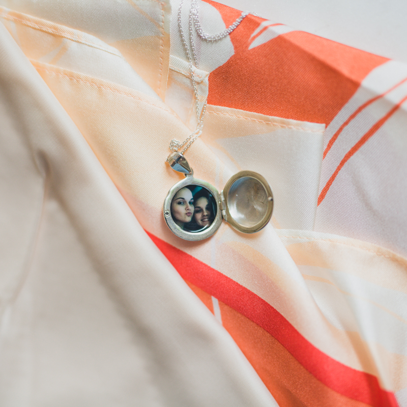 Locket for her twin sister in the military. - Locket Sisters