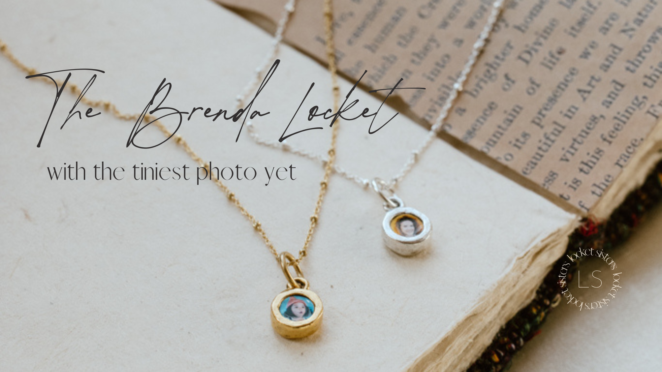 BRAND NEW: The Brenda Locket - Locket Sisters