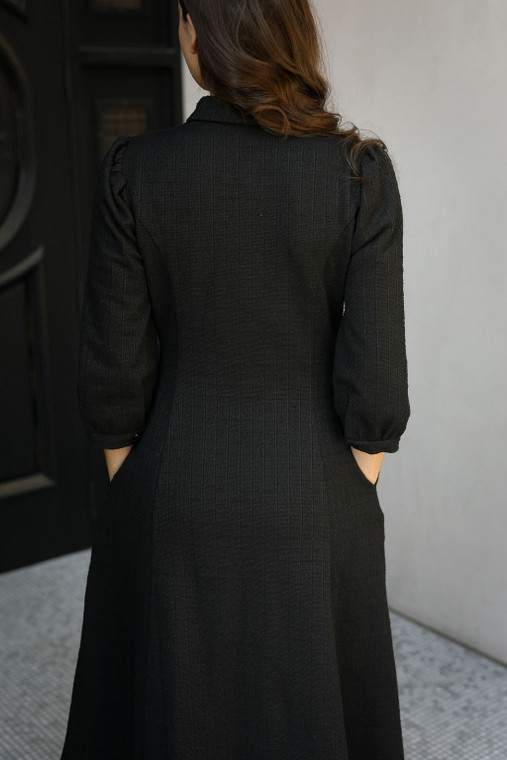 Noir Elegance Dress | Modest Dresses for Women