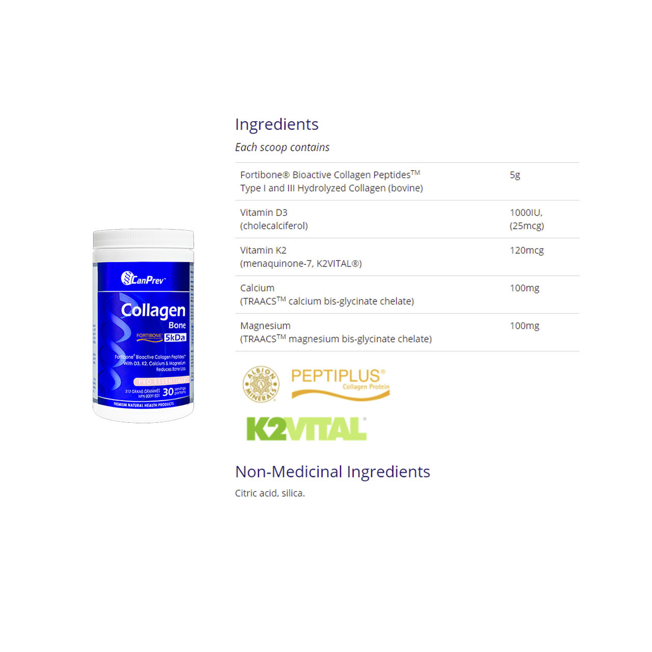CanPrev Collagen Beauty Powder 300g | Optimize Nutrition
