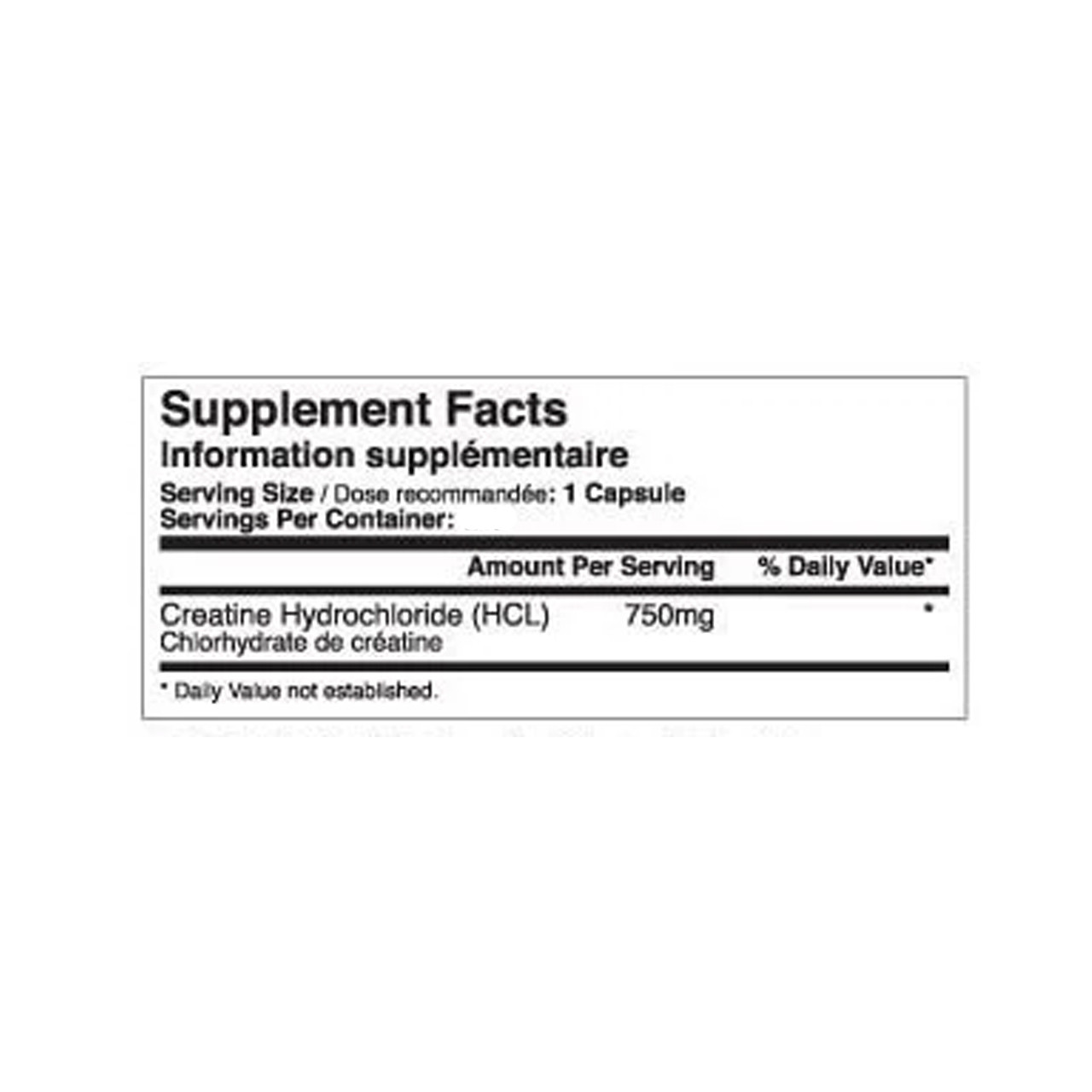 Ballistic Labs Creatine Hcl 120cap Optimize Nutrition