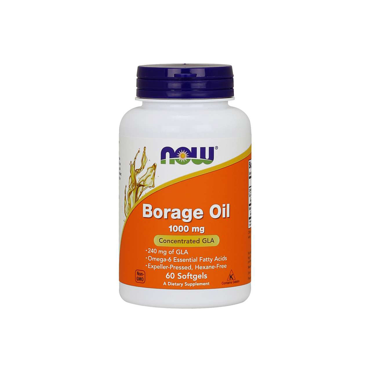 Now Borage Oil 60Gel | Optimize Nutrition