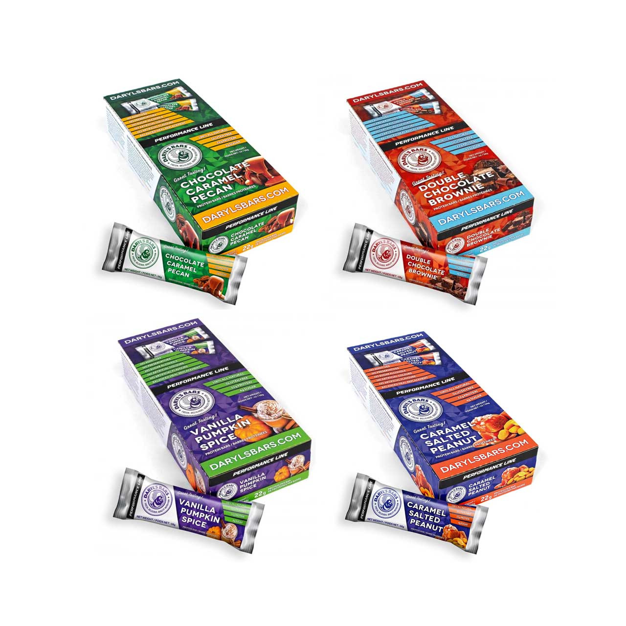 Daryl's Performance Line Protein Bars | Optimizenutrition.ca