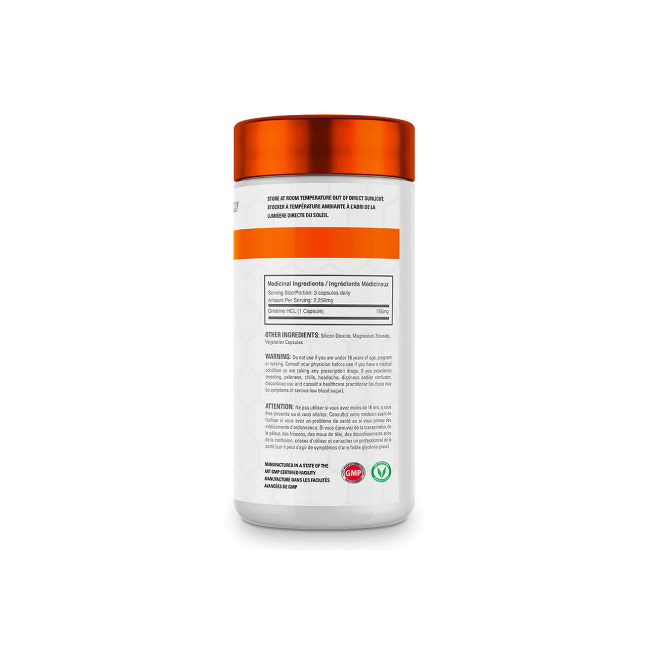 Ballistic Labs Creatine Hcl 120cap Optimize Nutrition