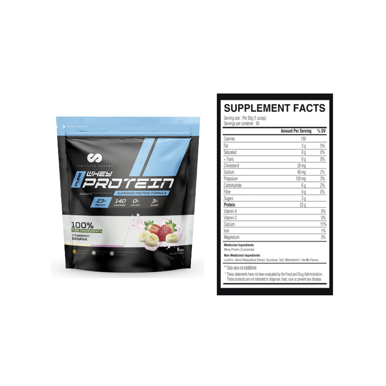 Limitless Pharma Pure Whey Isolate 2lb | Optimize Nutrition