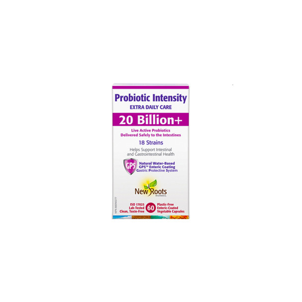 New Roots Probiotic Intensity 20 Billion 60cap Optimize Nutrition