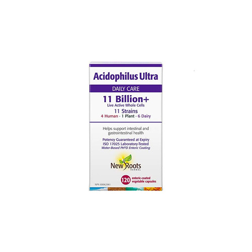 New Roots Acidophilus Ultra 11 Billion+ 60Vcap | Optimize Nutrition