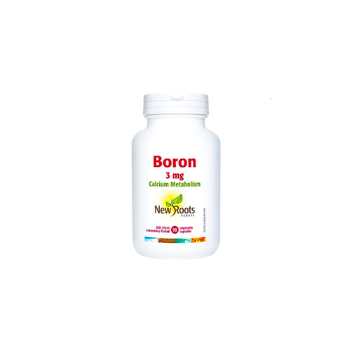 New Roots Boron 3mg 90Cap | Optimize Nutrition