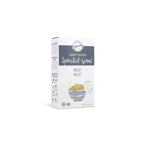 Second Spring Sprouted Millet 454g | Optimize Nutrition