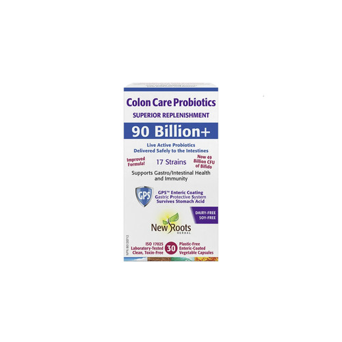 New Roots Colon Care Probiotics 30Cap | Optimize Nutrition