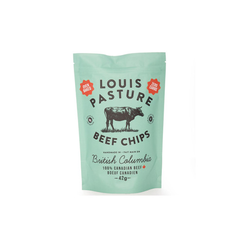 Louis Pastures Beef Chips 42g | Optimize Nutrition