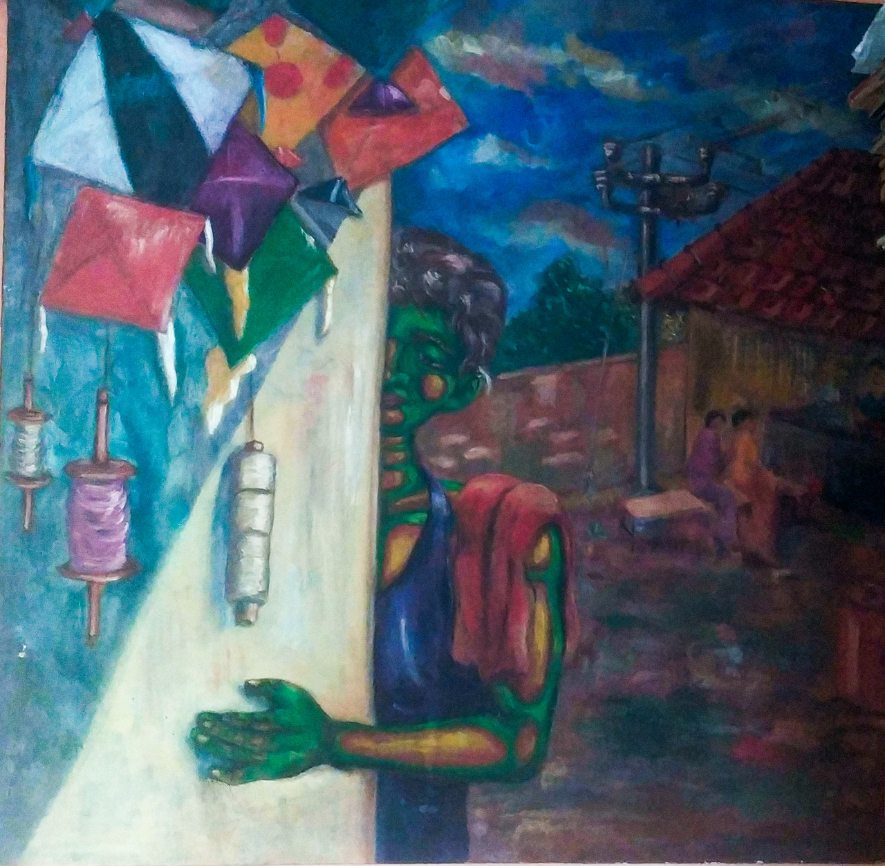Buy Dream of a child labour Handmade Painting by CHANDRANATH DHARA ...