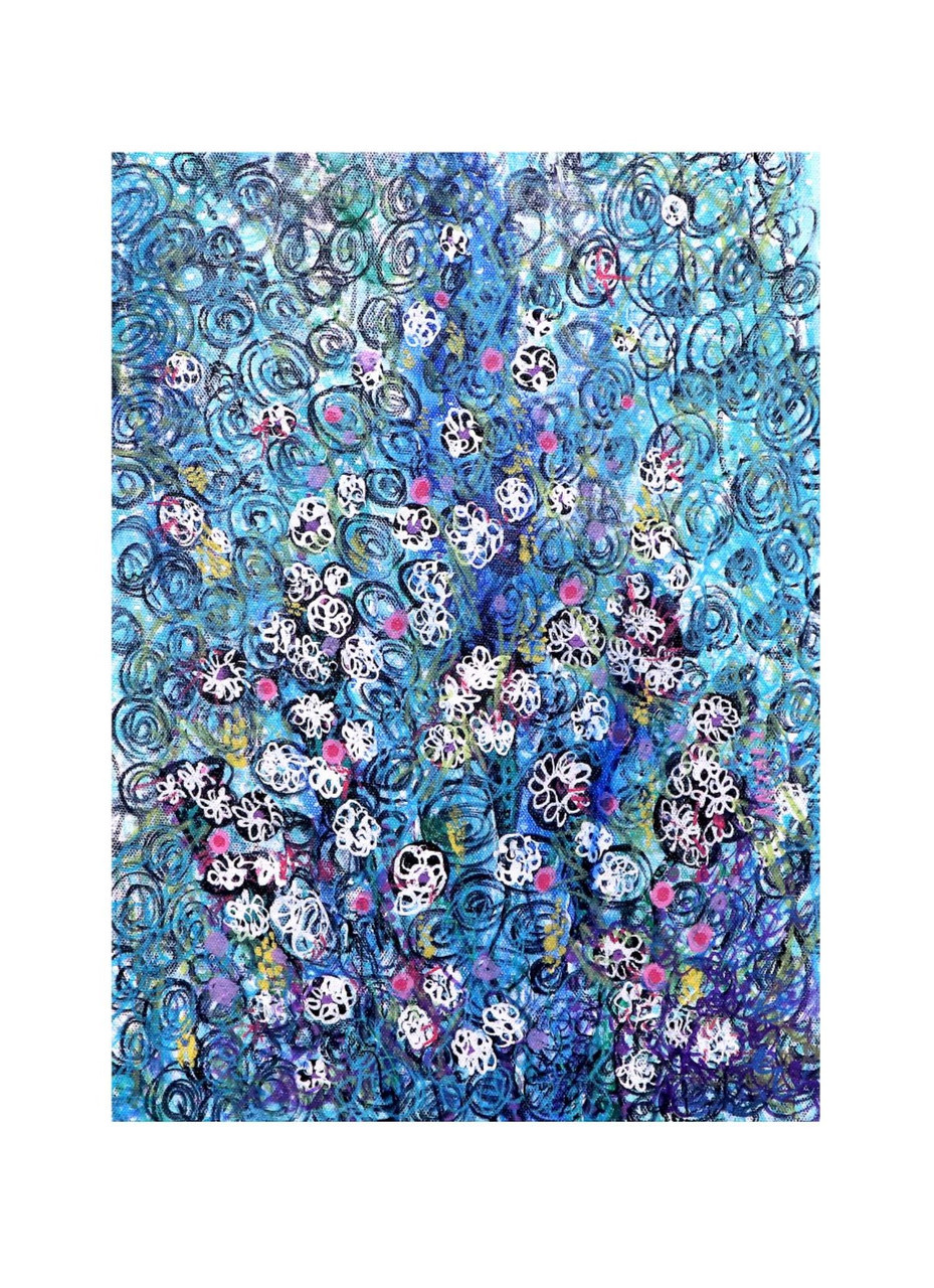 Buy Busy Handmade Painting by ANJALI LALL ROY. Code:ART_9064_76592 ...