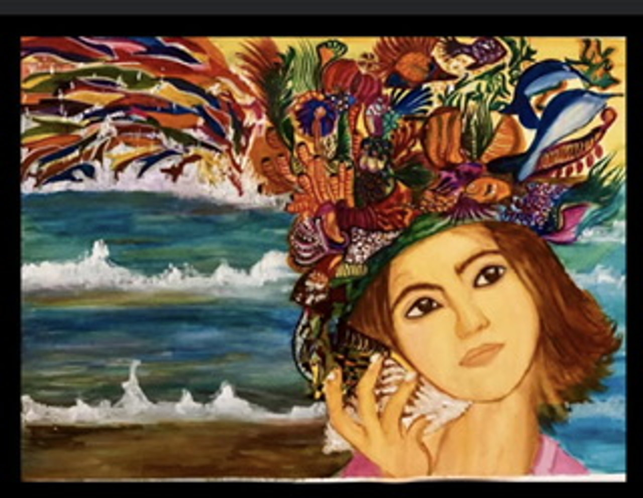 Buy Aqua life Handmade Painting by DEEPTI SINHA. Code:ART_7712_76937 - Paintings for Sale online ...