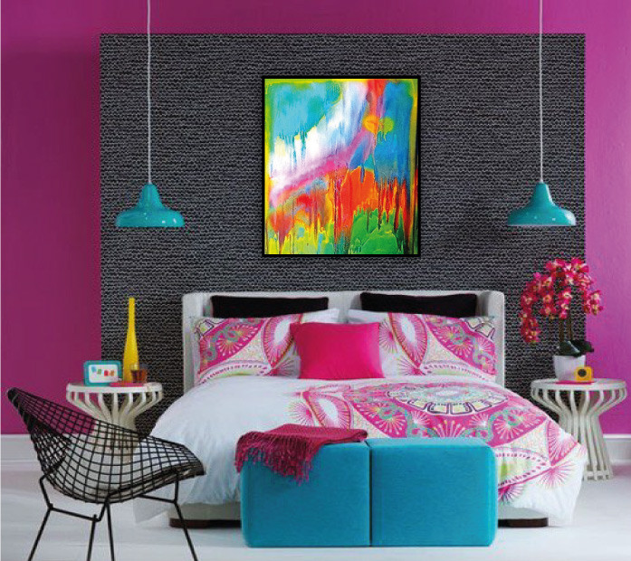 Color Magic - Handpainted Art Painting - 20in X 30in - Fizdi.com