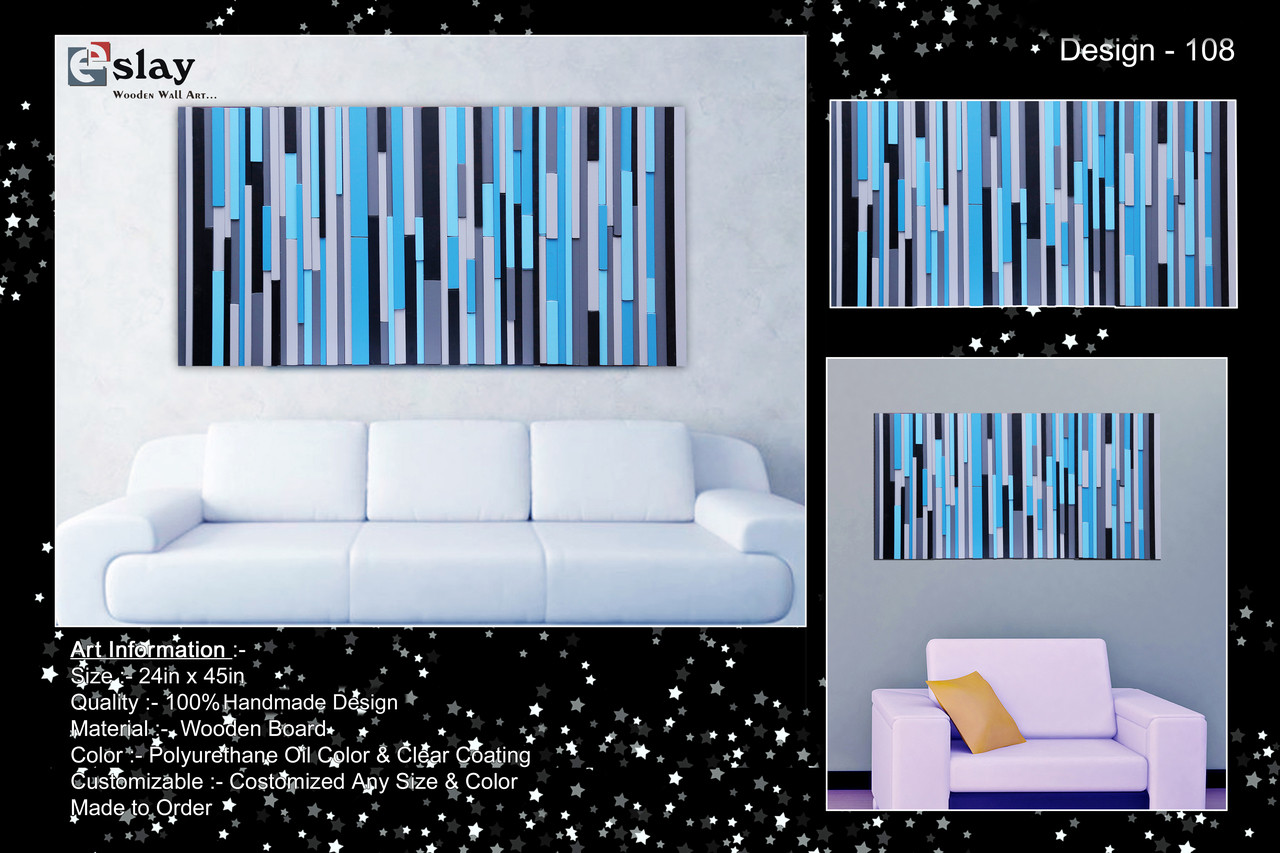 Buy Modern Wooden Art Handmade Painting by Sunil Monga. Code:ART_3137 ...