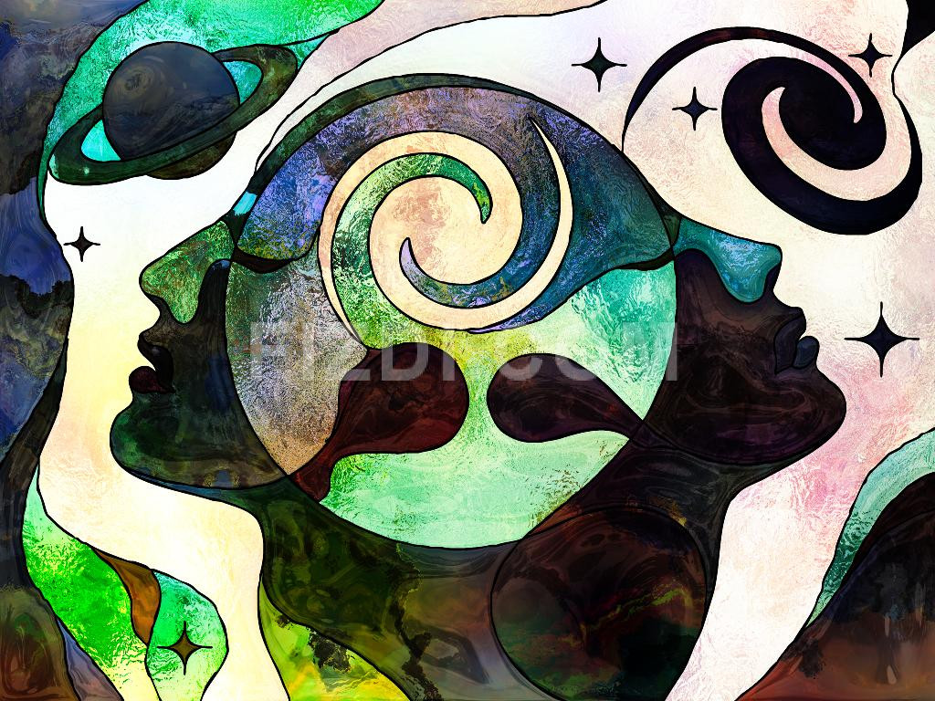 Shop Connected Souls (PRT_3) - Canvas Art Print - 21in X 16in Canvas ...