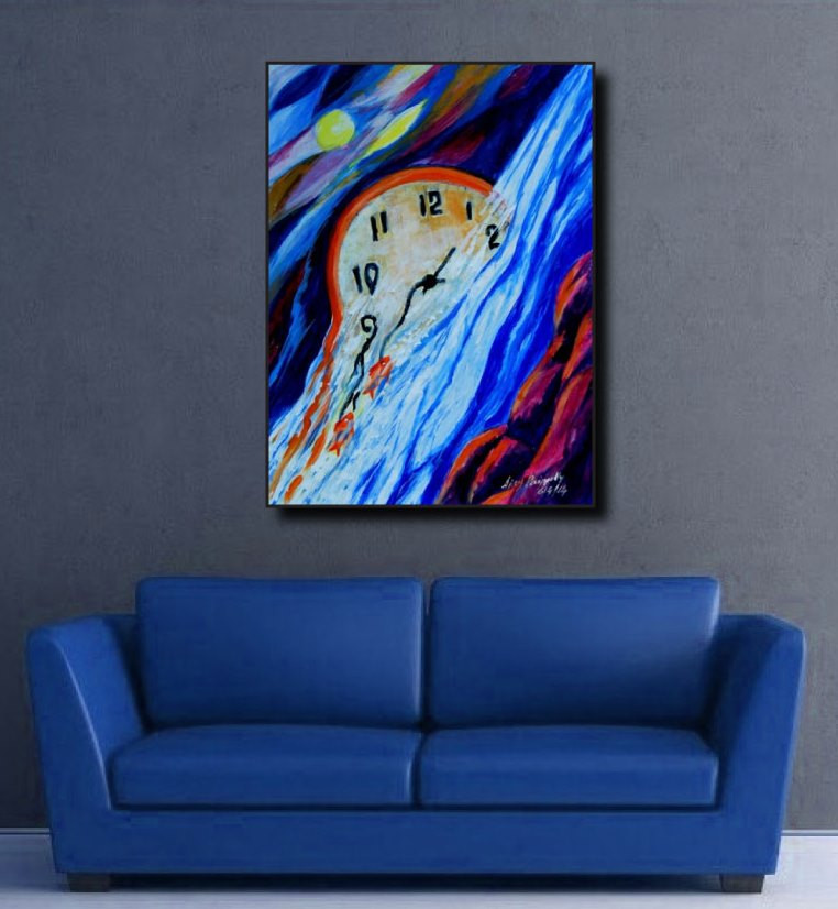 The Fall - 27in X 30in,ART_AYPY04_2730,Acrylic Colors,Artist Ajay ...