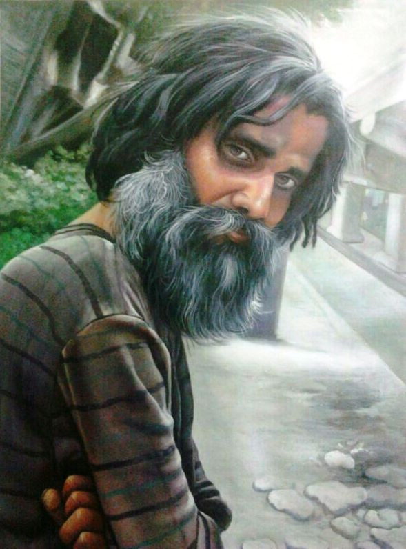 Buy Expression Handmade Painting by PALLAVI JAIN. Code:ART_1229_1199 ...