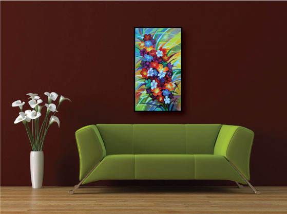 Smile Of Nature - 20in X 36in,ART_AYPY08_2936,Oil Colors,Artist Ajay ...