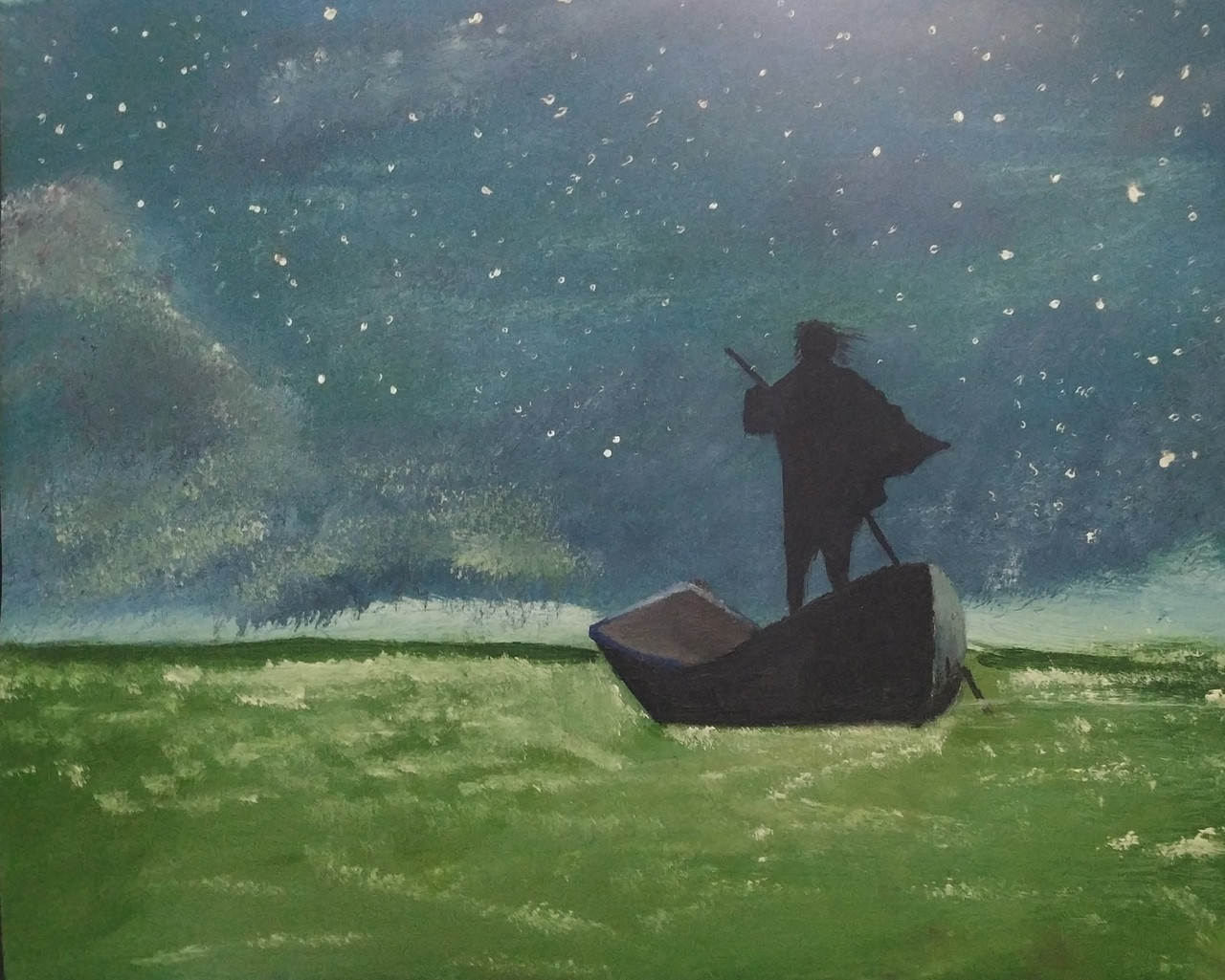 Buy The explorer Handmade Painting by ABHIJEET SINGH. Code:ART_6240 ...