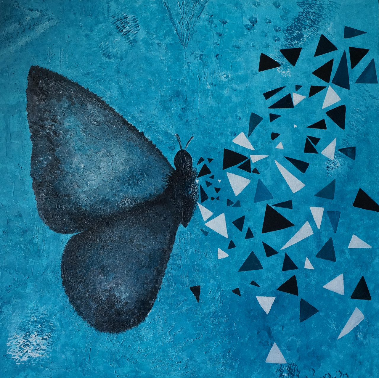 Buy Fly High Handmade Painting by HOM EDO. Code:ART_7064_43053 ...