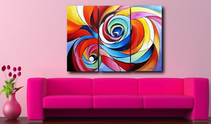 Revolving Karma - 48in x 32in (16in x 32in X 3pc),Multipiece,RTCS_32 ...