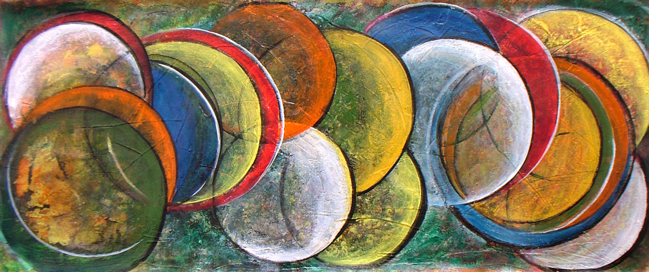 Buy Muticolor Circle by Neeraj Paswal@ Rs. 5290. Code:ART_NJPL29_3113 ...