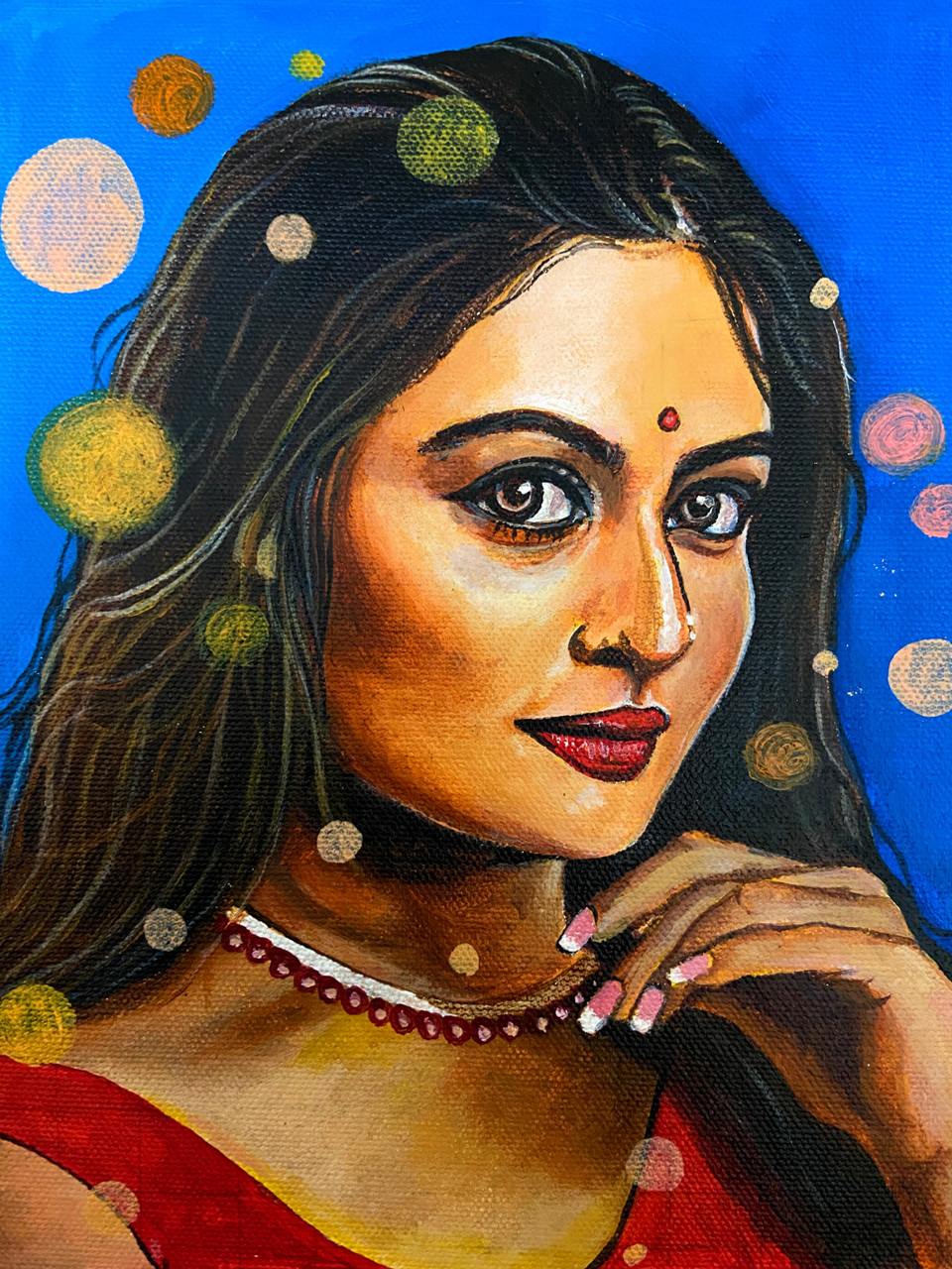 Buy Manohari- the captivating one Handmade Painting by SHREYASHI DAS ...