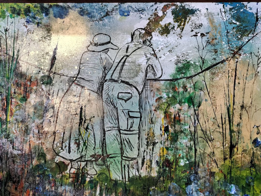 Buy Hum Tum Handmade Painting by AGAM AGGARWAL. Code:ART_8448_64231 ...