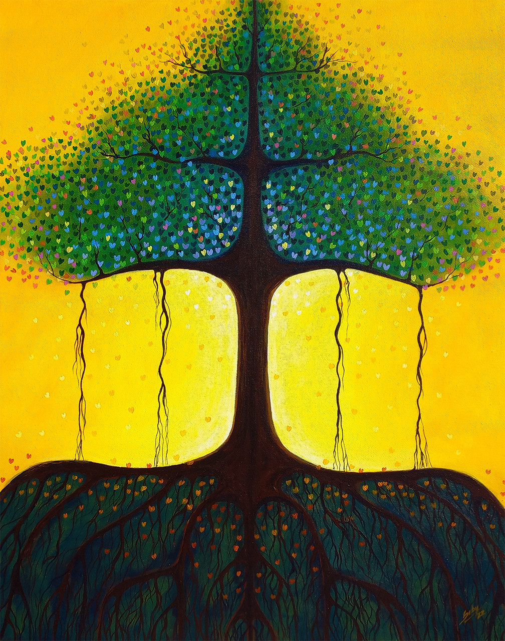 Buy Bodhi Handmade Painting by SEBY AUGUSTINE. Code:ART_464_65480 ...