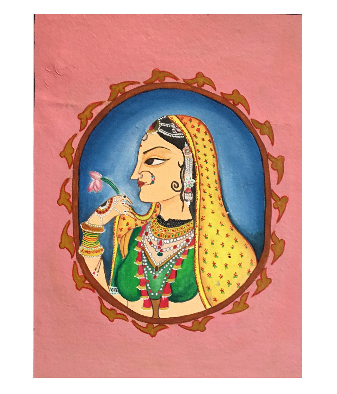 Buy Radha-Bani Thani Handmade Painting by REEWA VIJAYVARGIYA. Code:ART ...