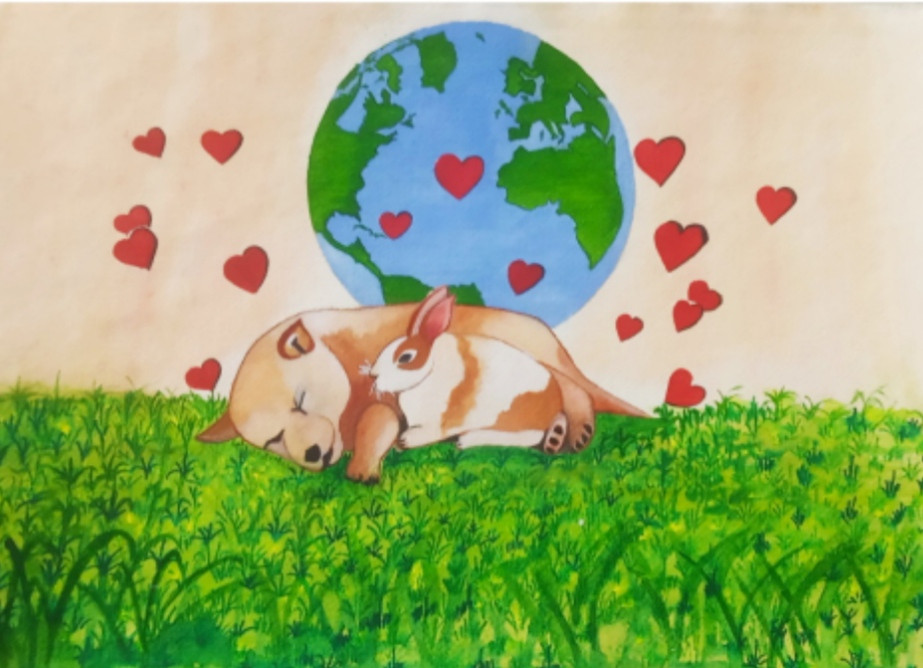 Buy Unity and Peace Handmade Painting by SAKINA ABBAS DOHADWALA. Code ...