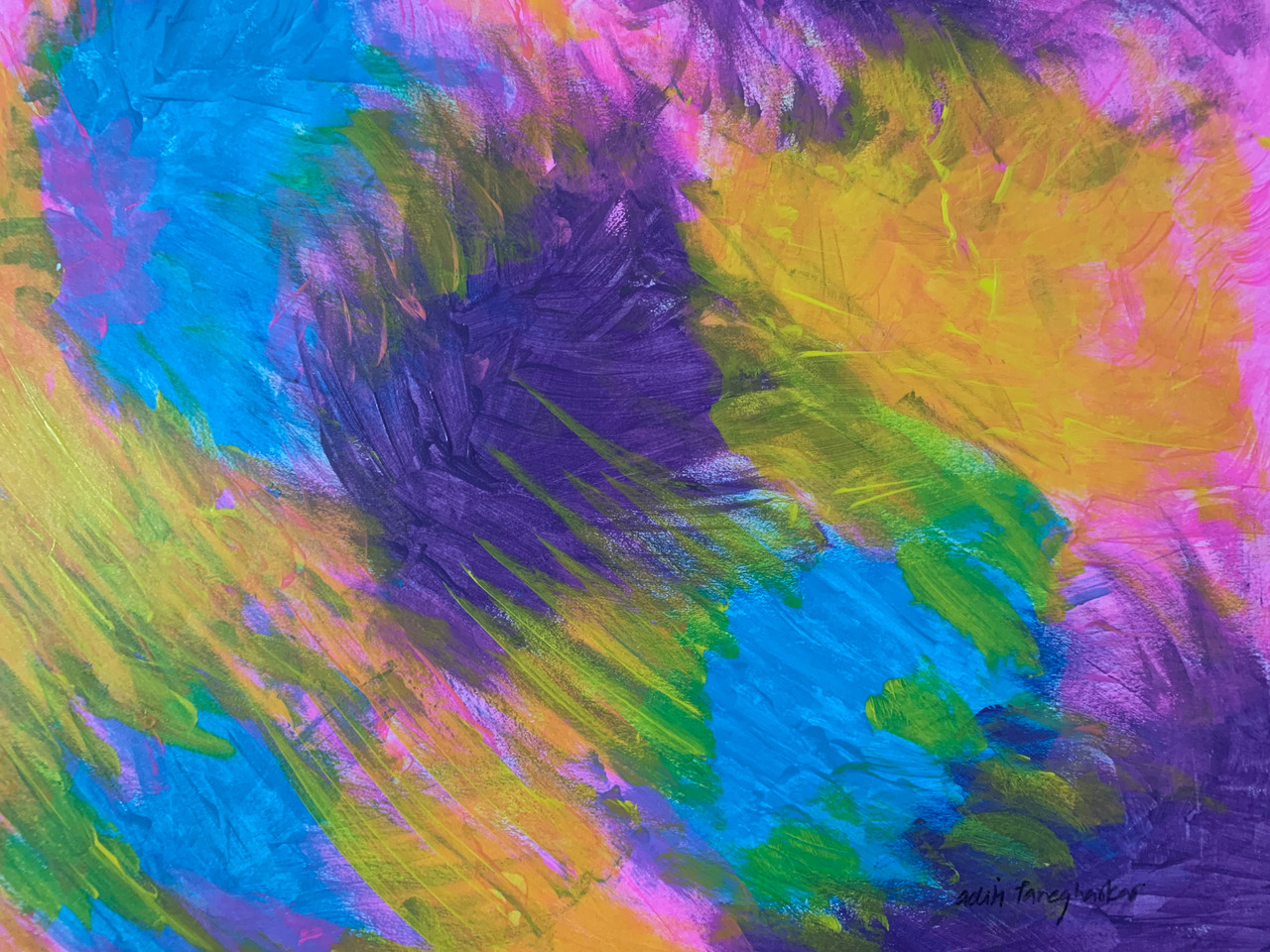 Buy Splash Canvas Art Print by ADITI TAREGHARKAR. Code:PRT_8809_70221 ...