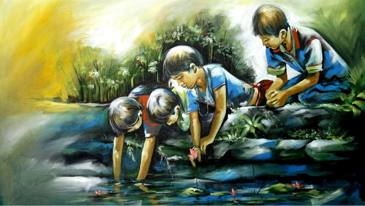 Buy Childhood by Pradeesh K@ Rs. 10090. Code:ART_PHK01_3621 - Shop Art ...