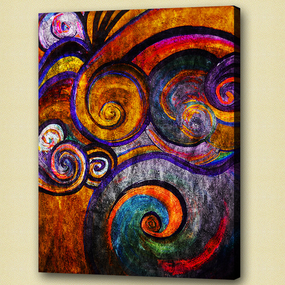 Buy Color Swirls - Abstract, Modern Painting Online | Fizdi