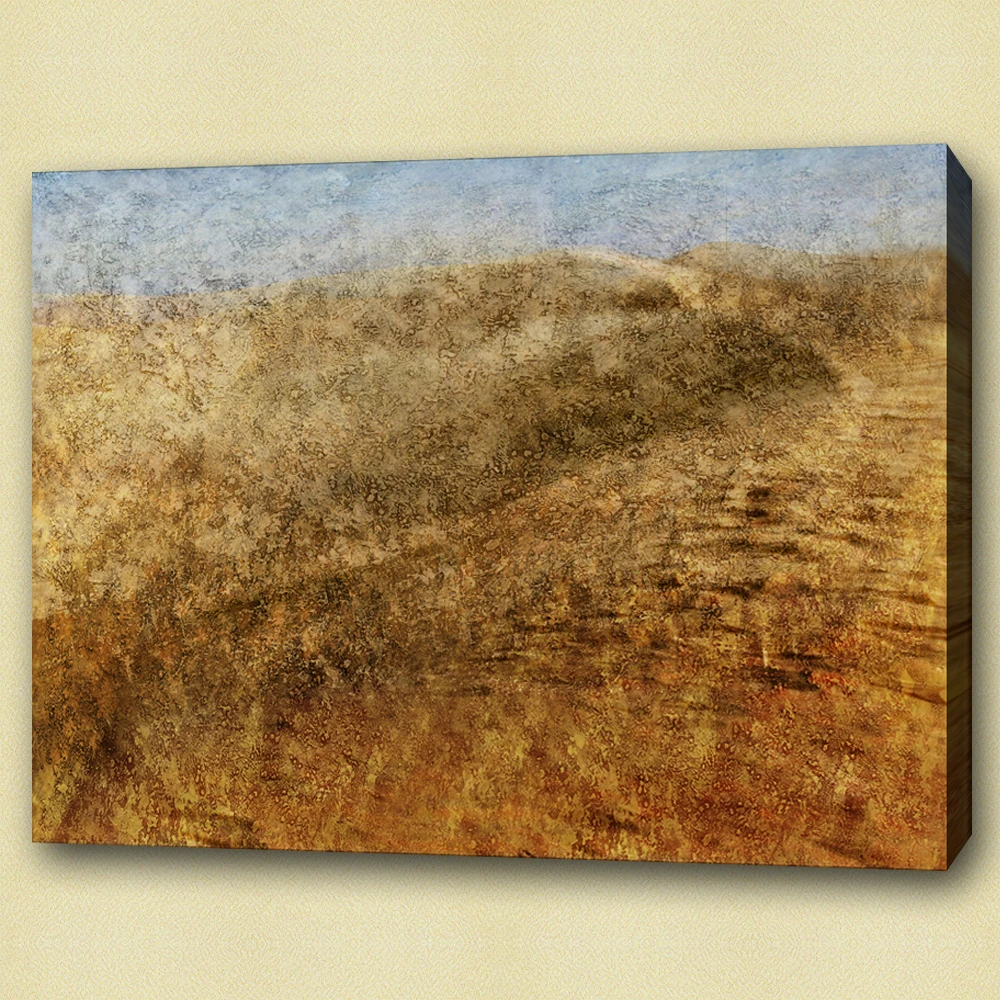 Buy Desert Landscape 04 - Abstract, Textured, Minimalist Painting ...